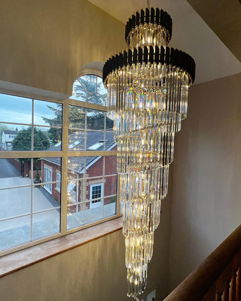 Milltimber Spiral Staircase Chandelier by Vorelli Lighting ...