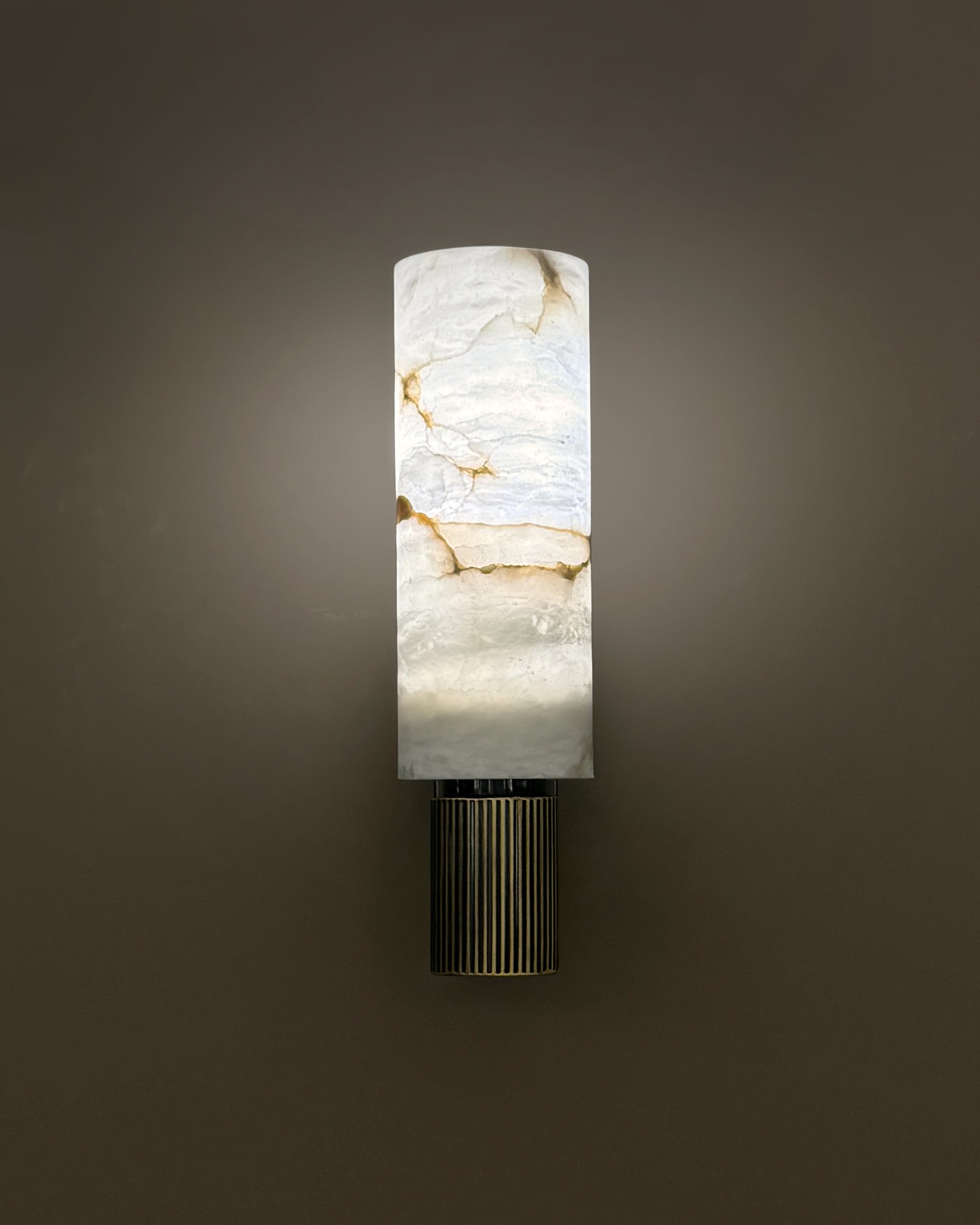 VORELLI® Riviera Marble Wall Light | Luxurious Marble & Fluted Metal Design