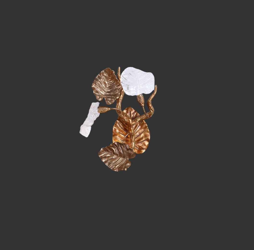 VORELLI® Autumn Bloom Wall Light | Sculptural Leaf Design