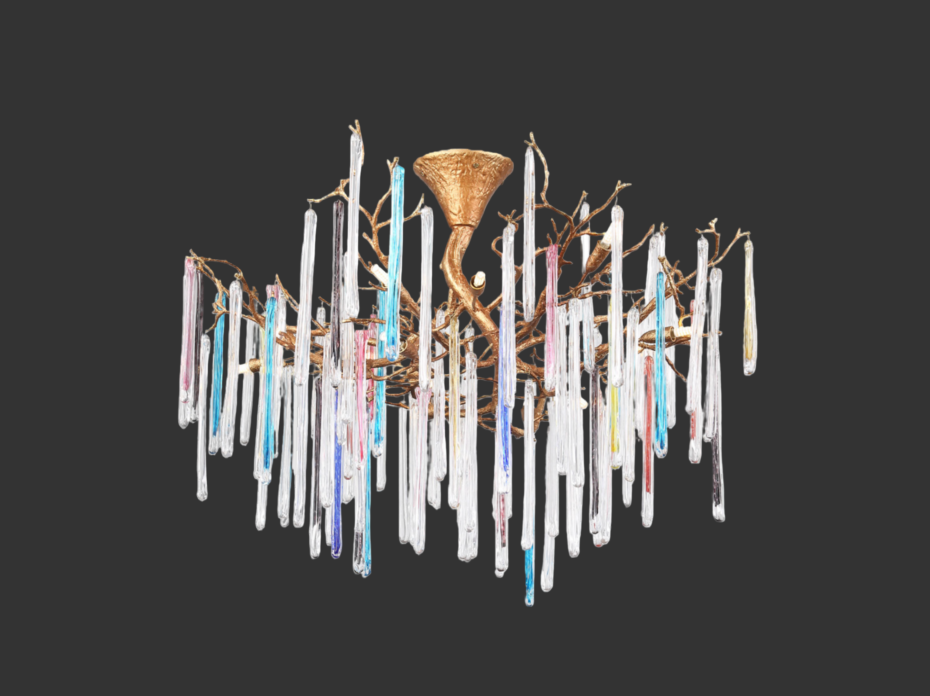 VORELLI® Icicle Ceiling Light | Sculptural Glass & Statement Design